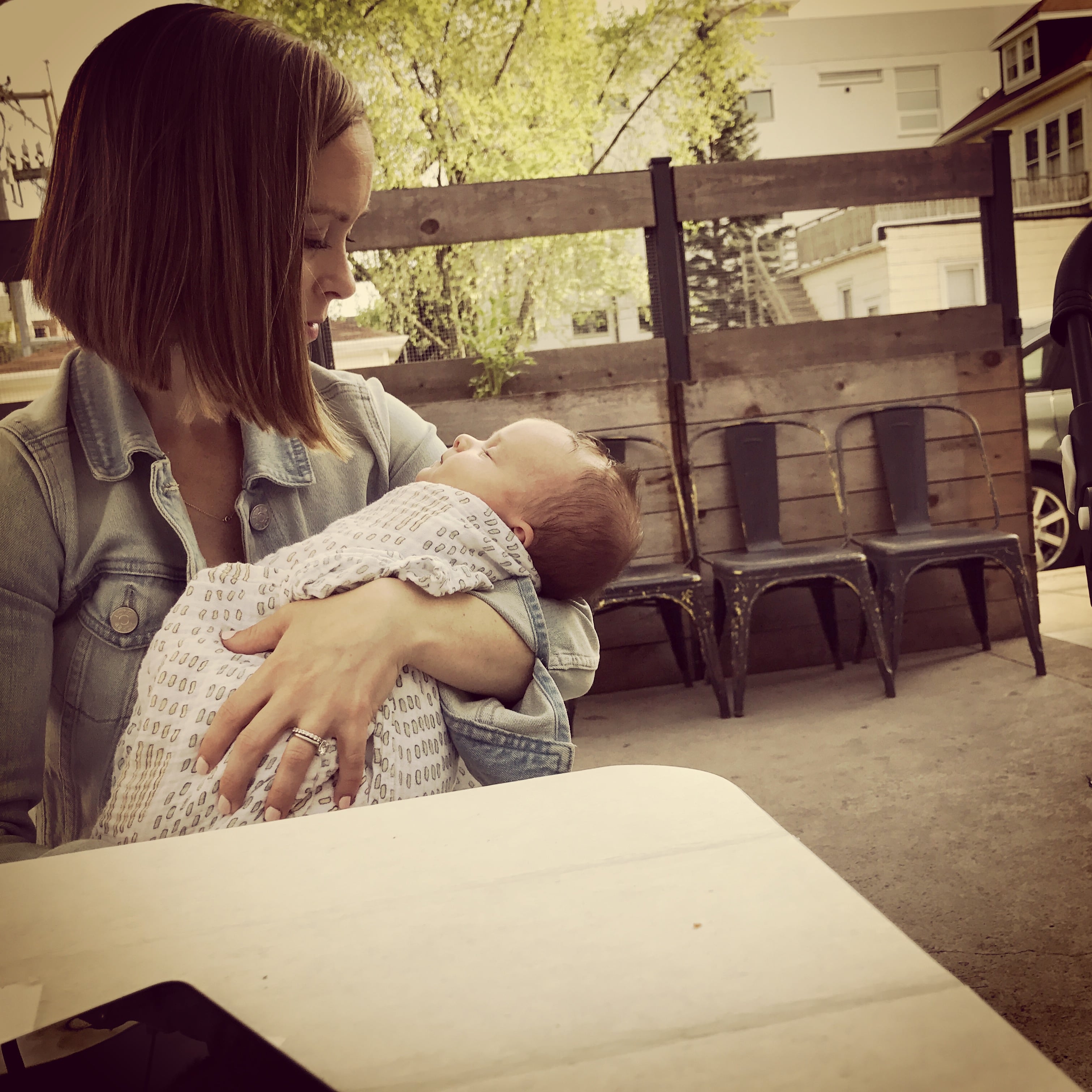 Slices of Joy: MiniMagpie at 7 Weeks.