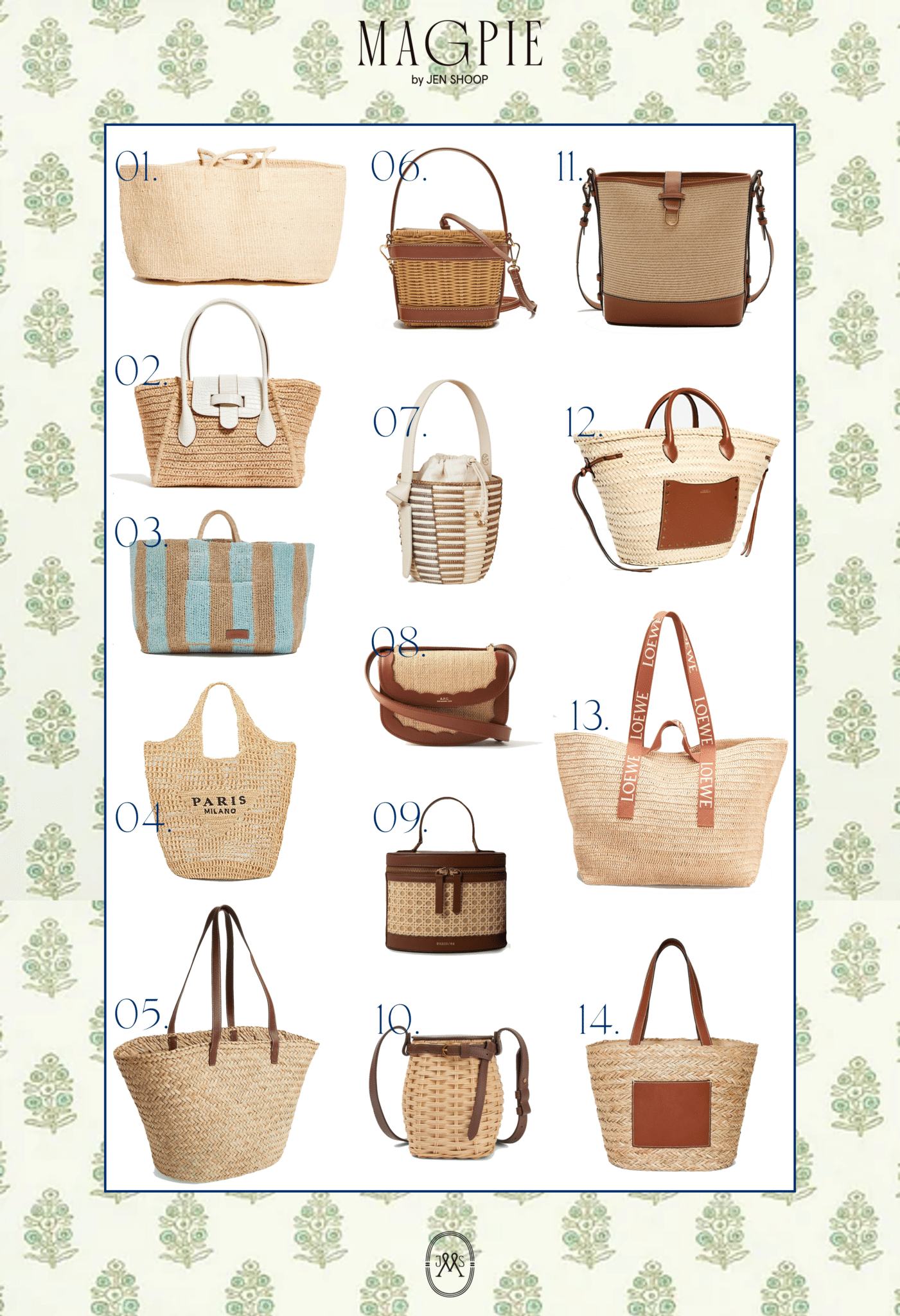 Chic Woven Bags for Spring.