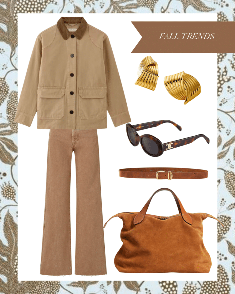 Nano-trends for Fall: Brown Suede + Gold Hardware.