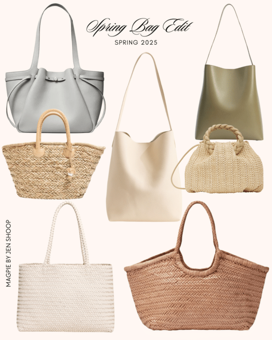 Chic Totes for the Transition to Spring.