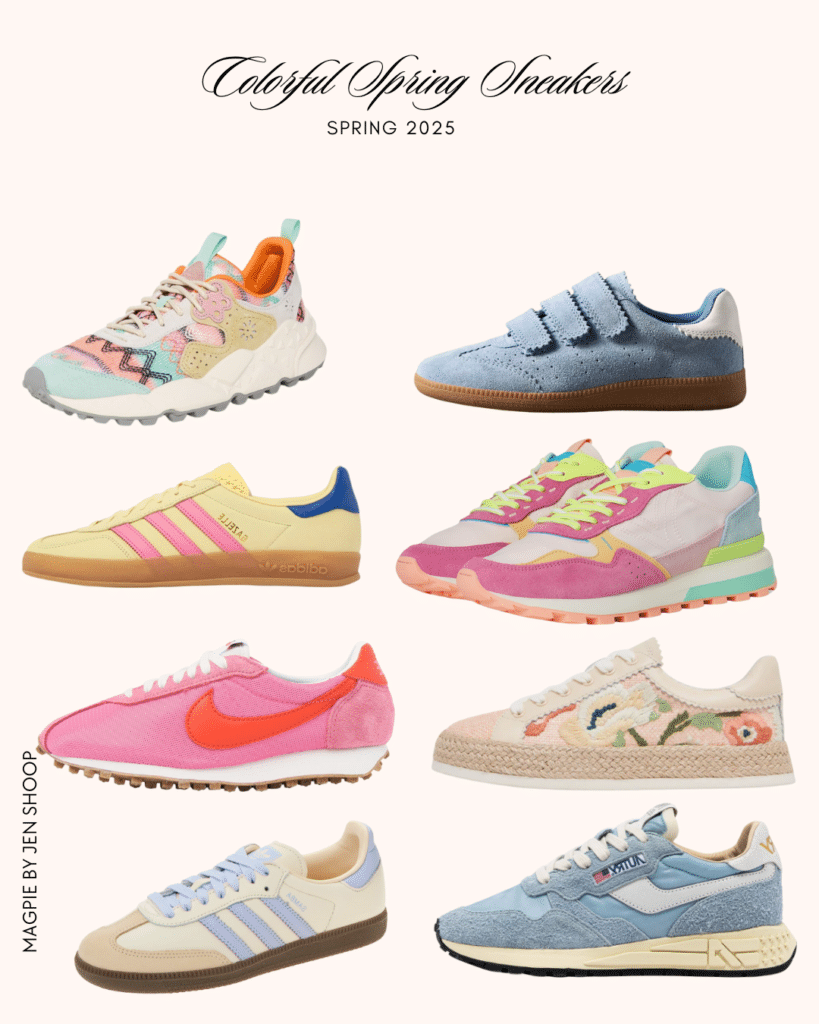 Bold Sneakers for Spring.