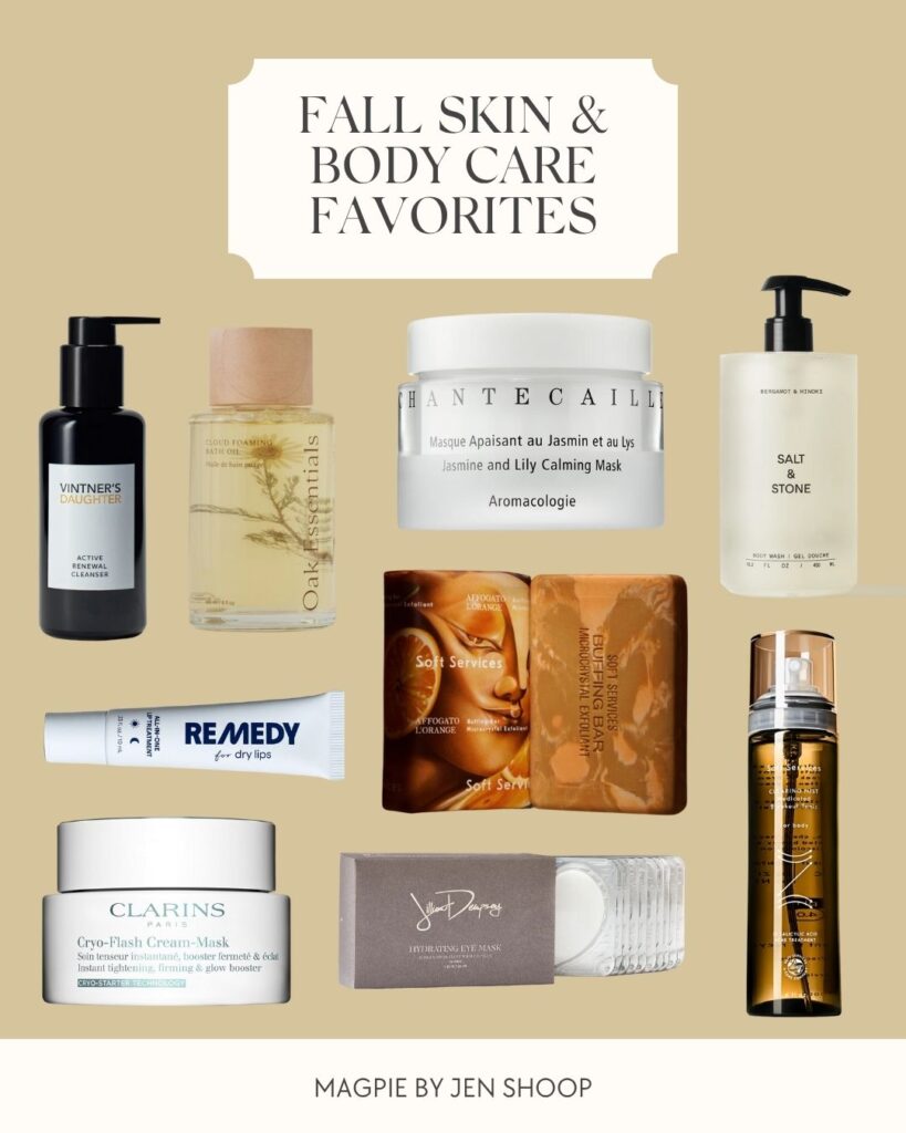 Fall Skin + Body Care Favorites.