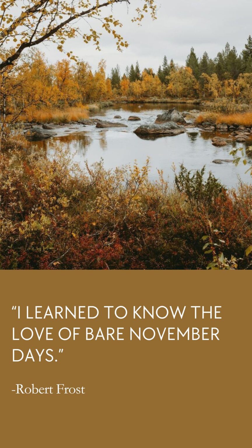 Poetry about November