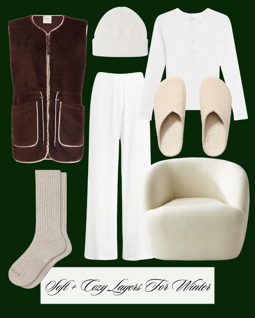 Soft + Cozy Layers for Winter.