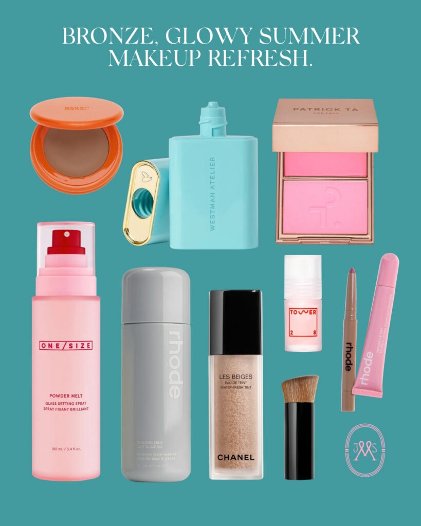 Bronze, Glowy Summer Makeup Routine.